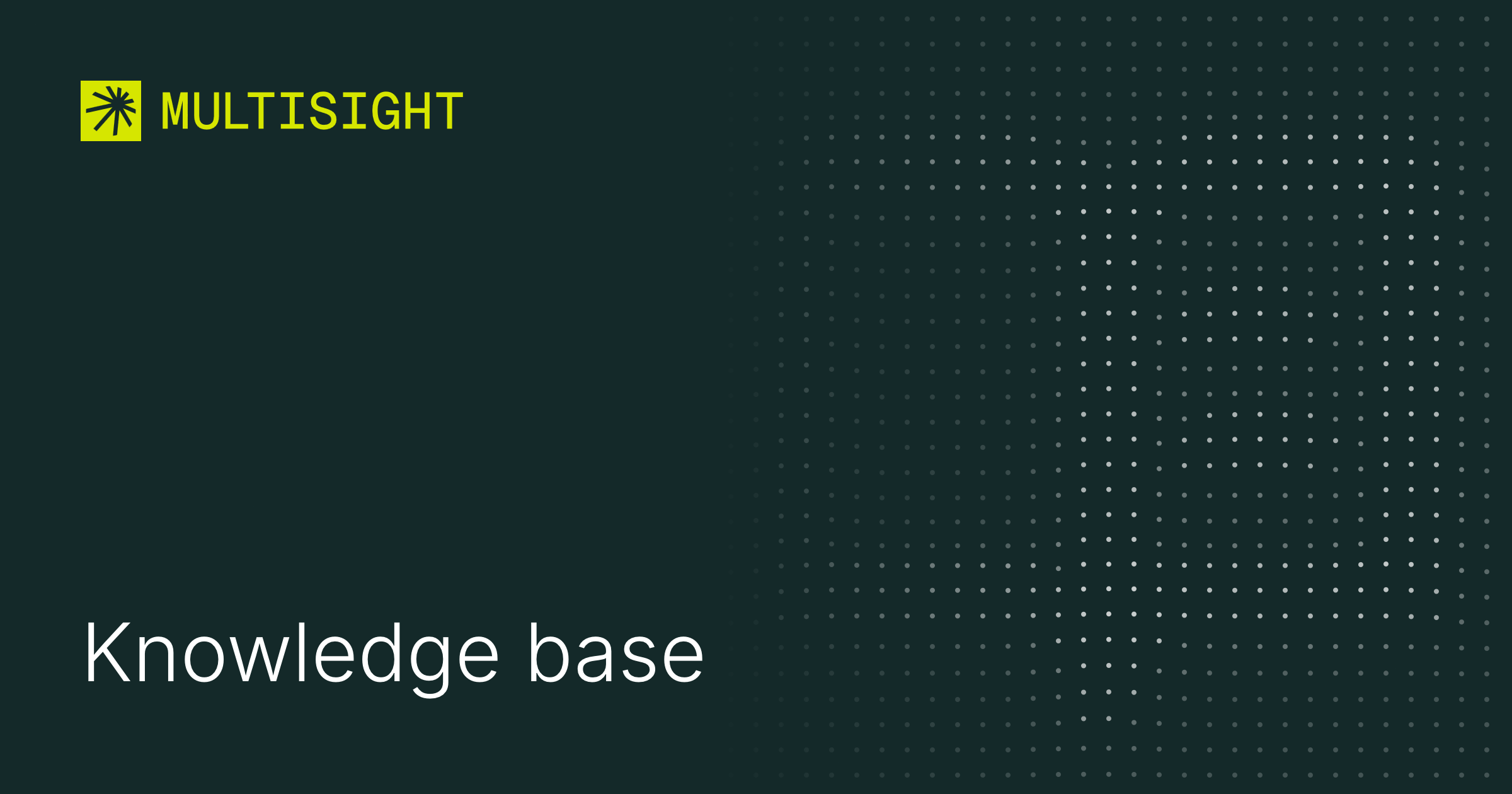 Seed phrases, keys & signatures — Multisight